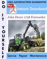 John Deere 1758 Forwarder Technical Manual – PDF Download