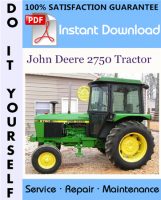 John Deere 2750 Tractor Technical Manual – PDF Download