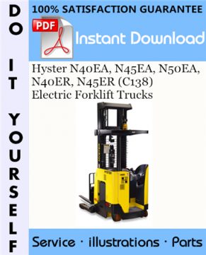 Hyster N40EA, N45EA, N50EA, N40ER, N45ER (C138) Electric Forklift ...